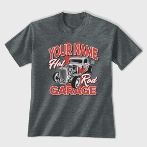 Custom Hot Rod T-shirt, Personalized Unisex Printed Tee Shirt, Gift for ...
