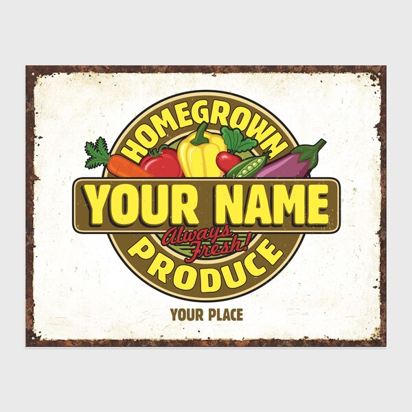 Produce Signs - Etsy