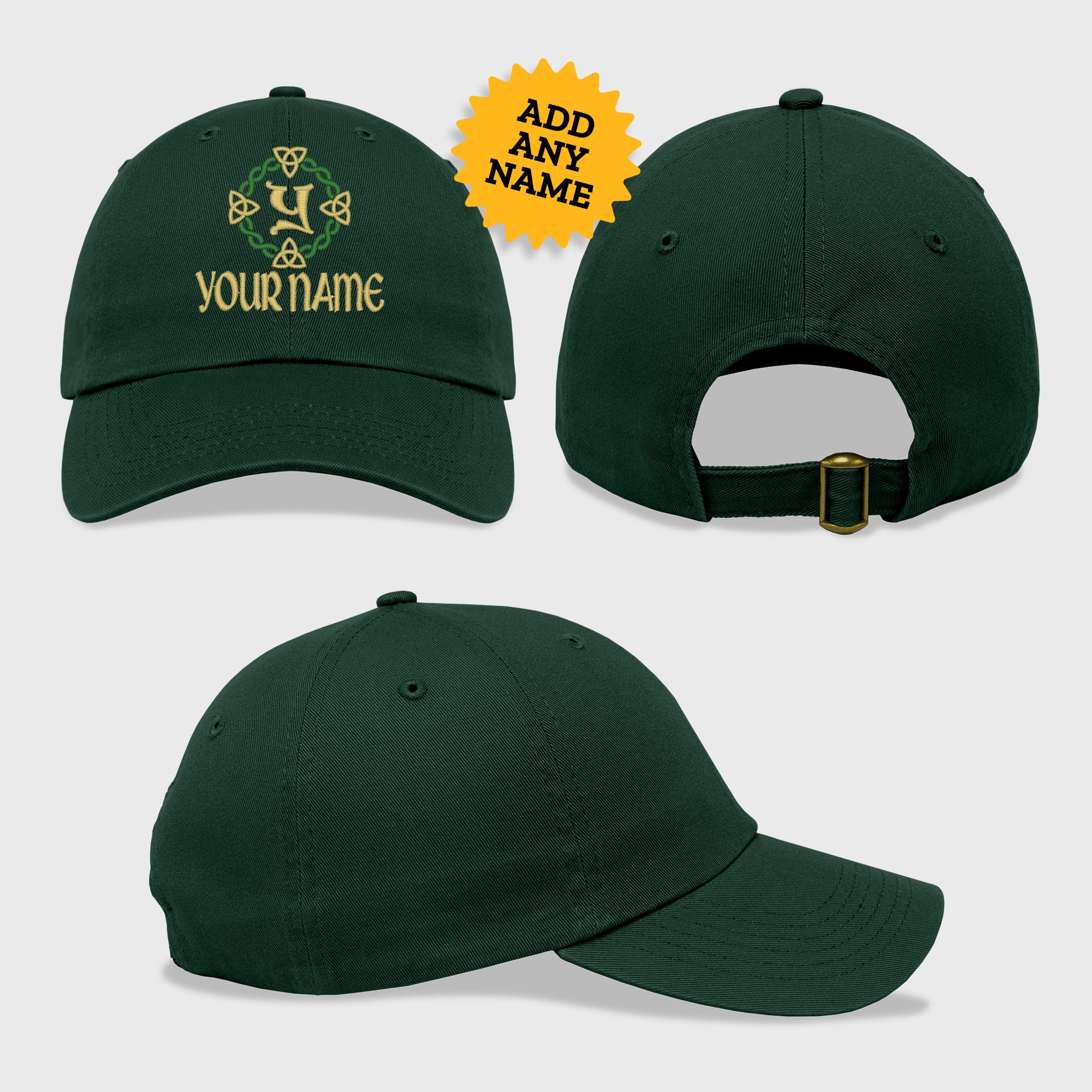 Custom Celtic Hat Personalized Embroidered Baseball Ballcap - Etsy