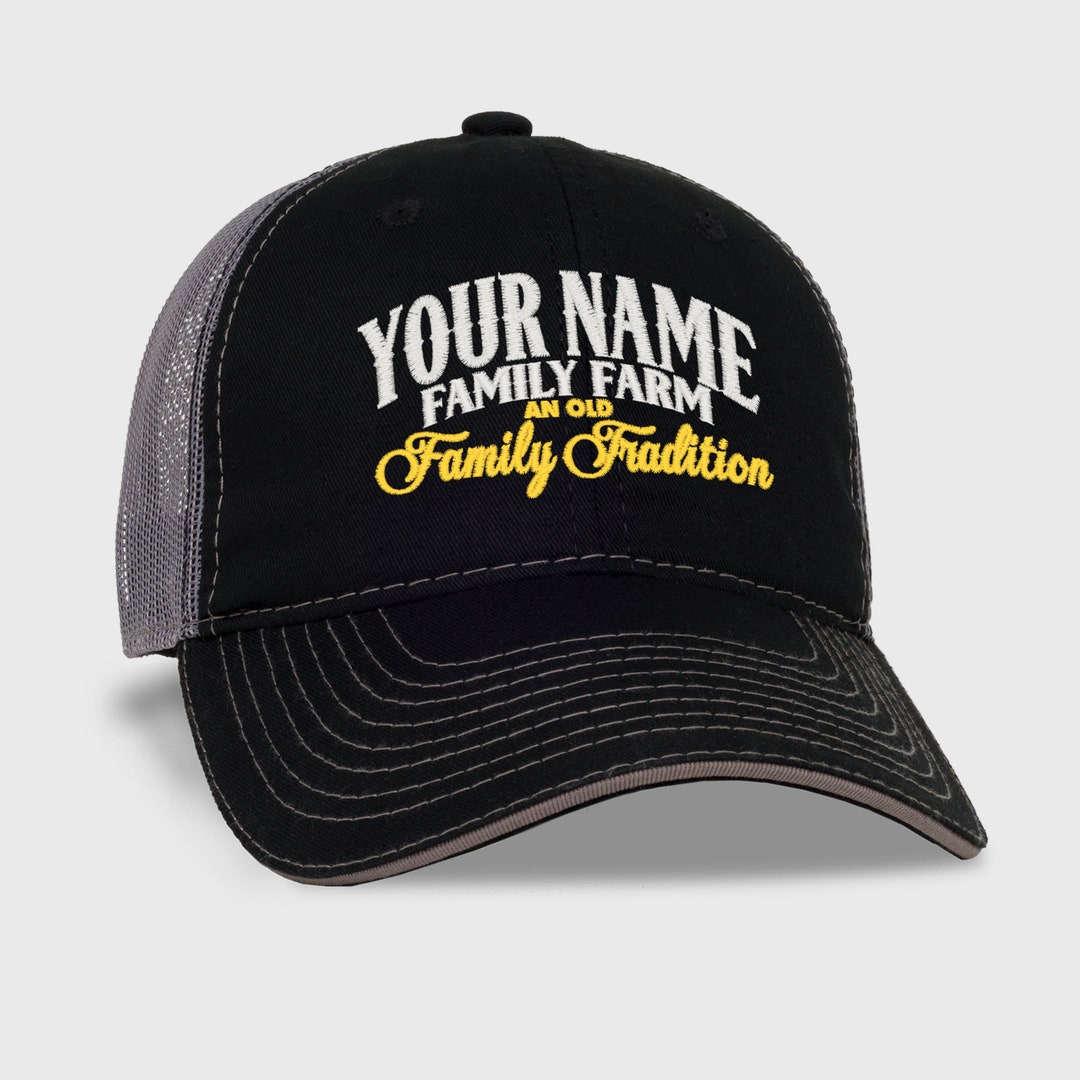 Custom Farming Trucker Hat, Personalized Embroidered Baseball Ballcap ...
