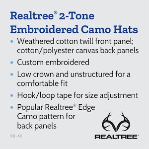 Custom Distillery Co 2-tone Camo Hat, Personalized Embroidered Ballcap ...