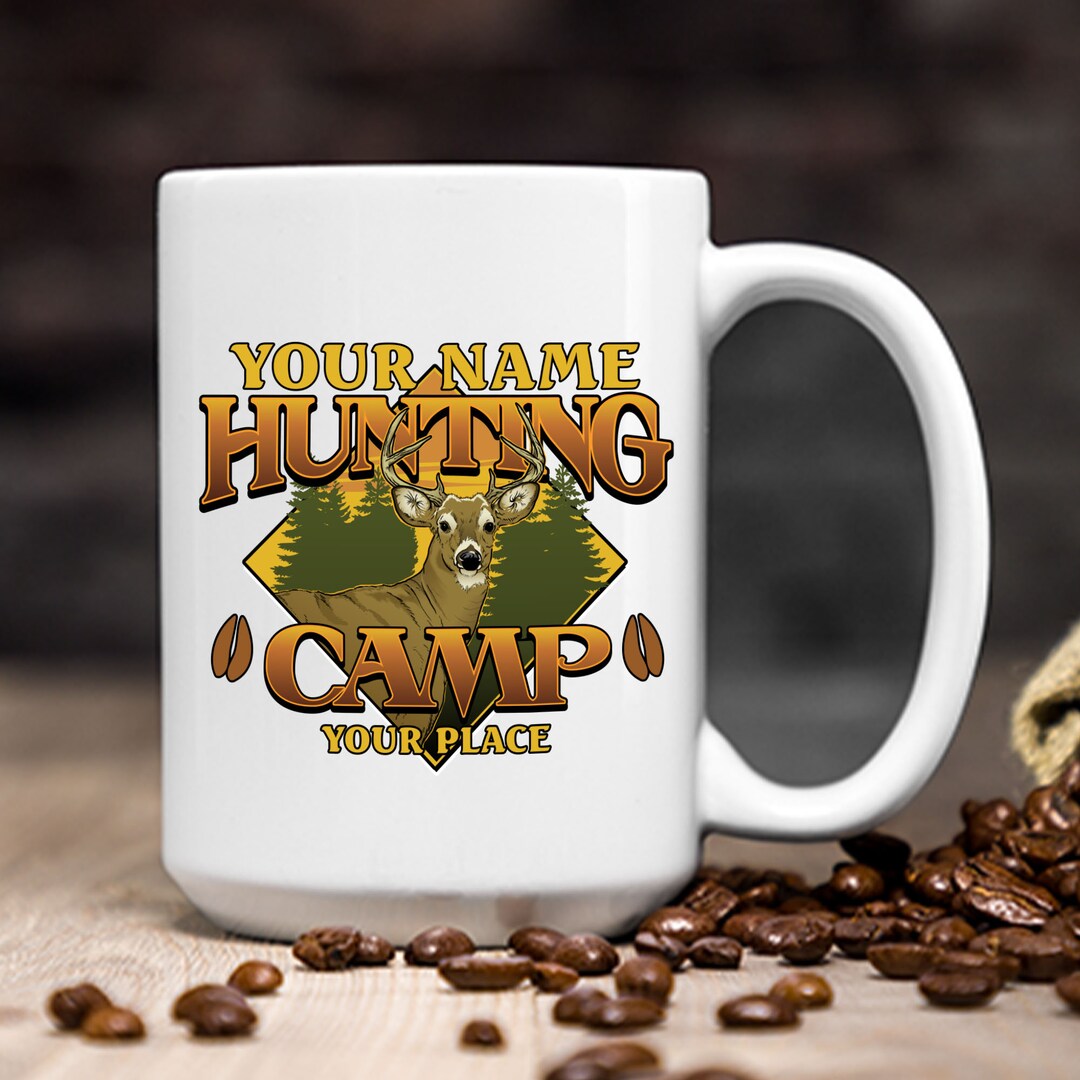 Custom Deer Hunting Camp Mugs, Personalized Ceramic Color Design Mug ...