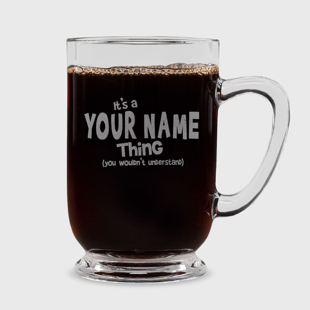 Custom Family Humor Coffee Mug, Personalized Engraved Mug, Single or ...