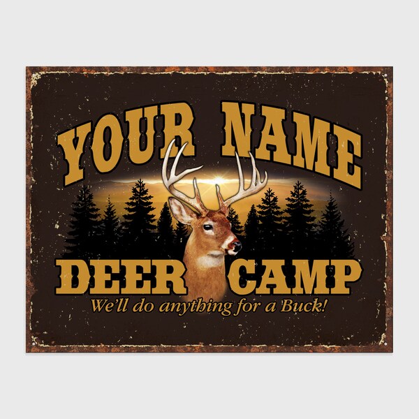 Hunting Camp Sign - Etsy
