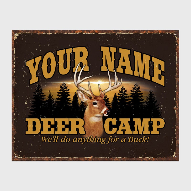 Hunting Camp Sign - Etsy