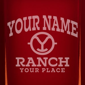 Custom Ranch Gift Set, Personalized Engraved 750 Ml Decanter 11 Oz ...