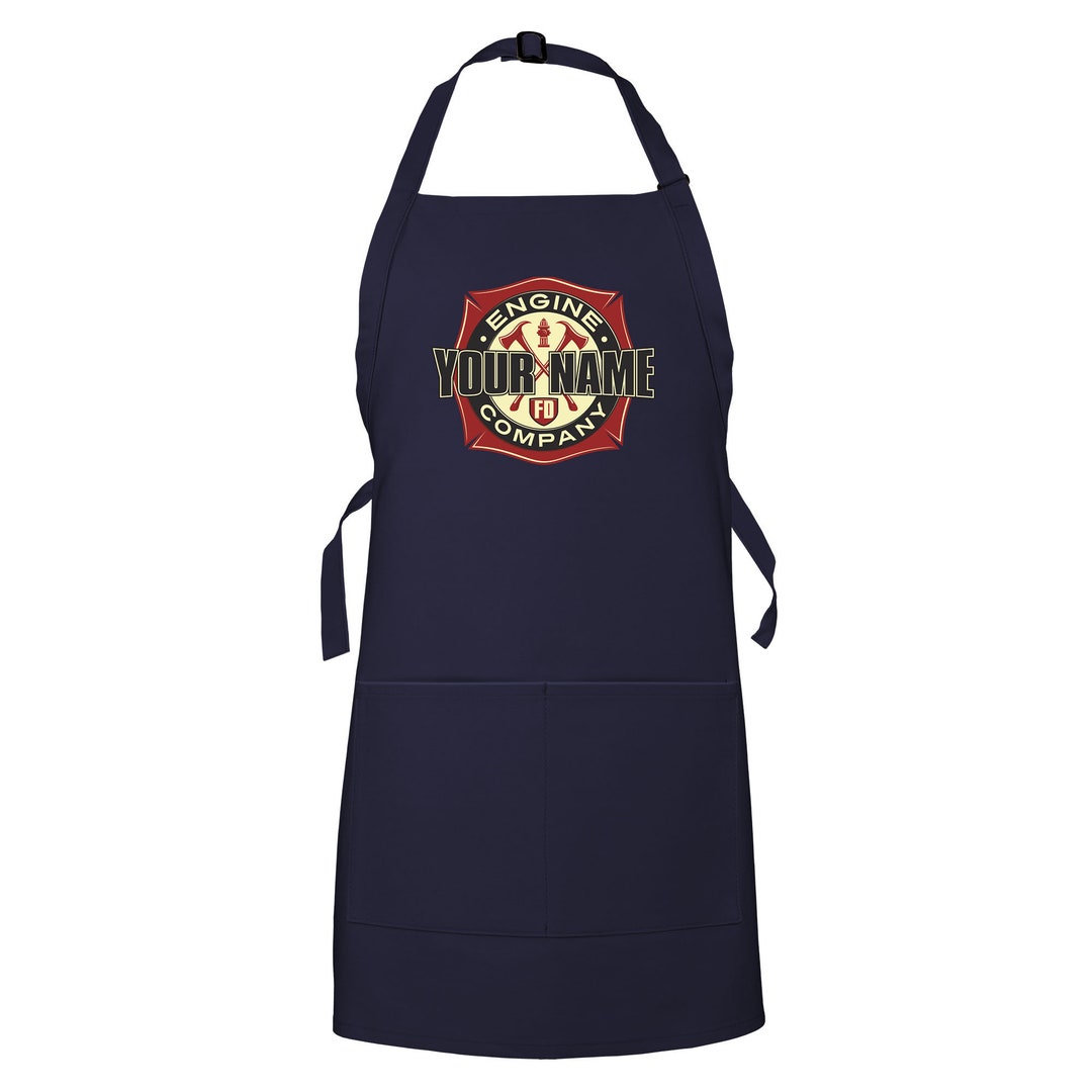 Custom Engine Company Apron, Personalized Printed Apron, Food Cooking ...