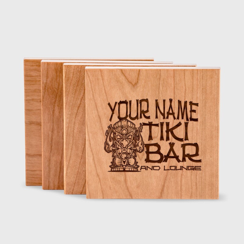 Tiki Bar Coasters - Etsy