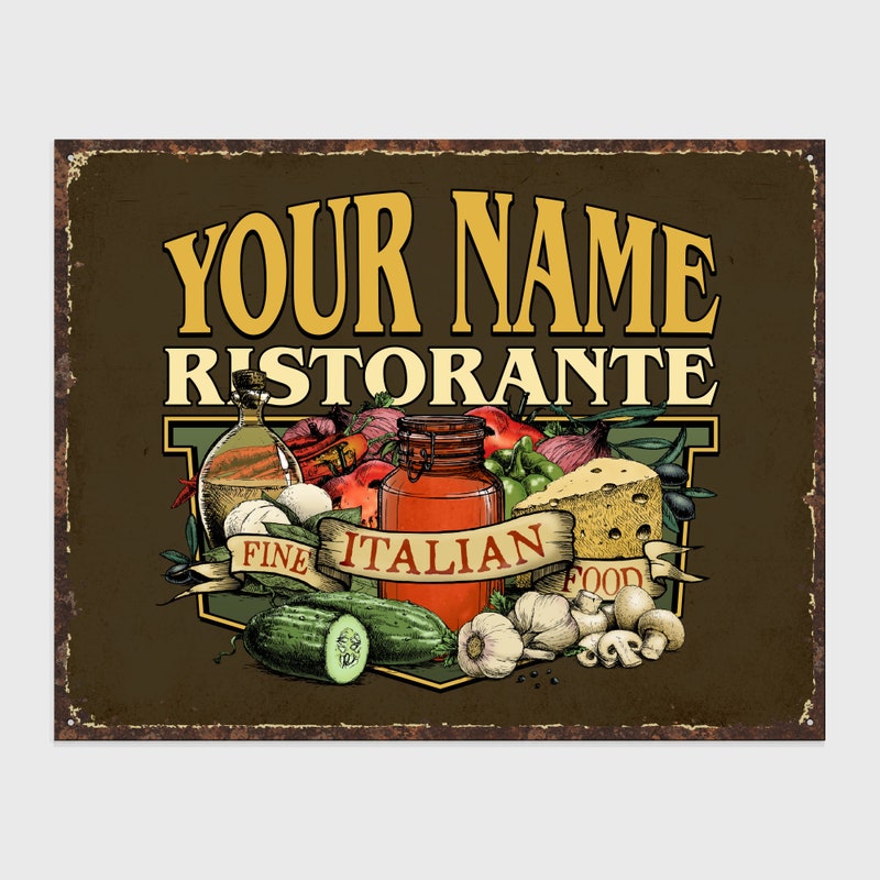 Italian Restaurant Signs - Etsy