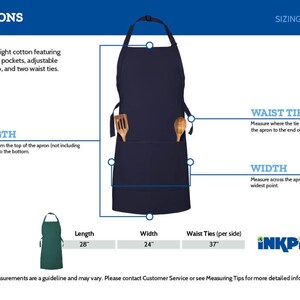 Custom Monogram Apron, Personalized Printed Hispanic Apron, Family Home ...