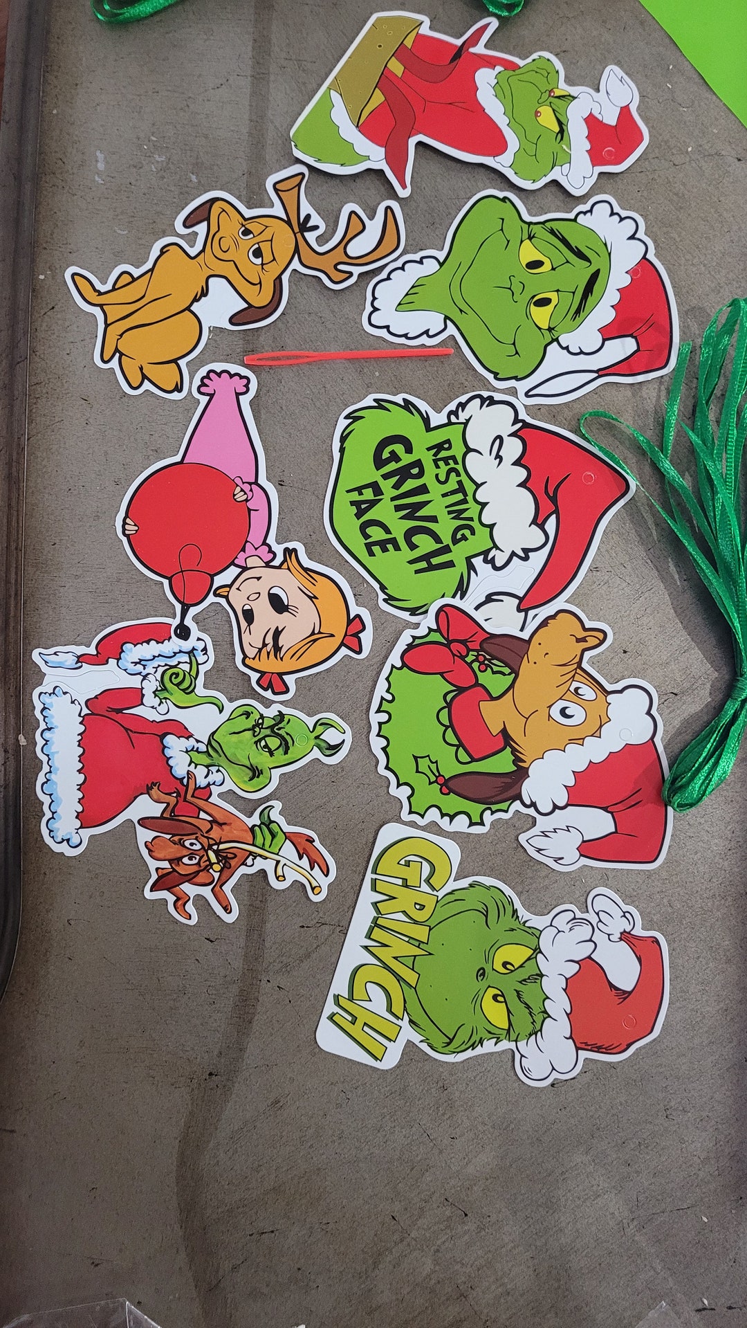 Grinch Christmas Holiday Gift Tag Set 20 Piece Set - Etsy