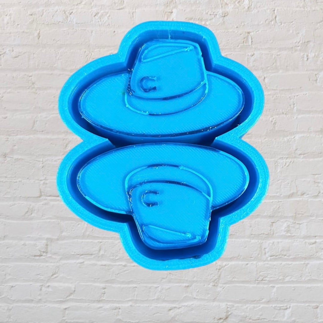 Cowboy Hat Vent Clip Silicone Mold - Freshie Mold, Silicone Molds ...