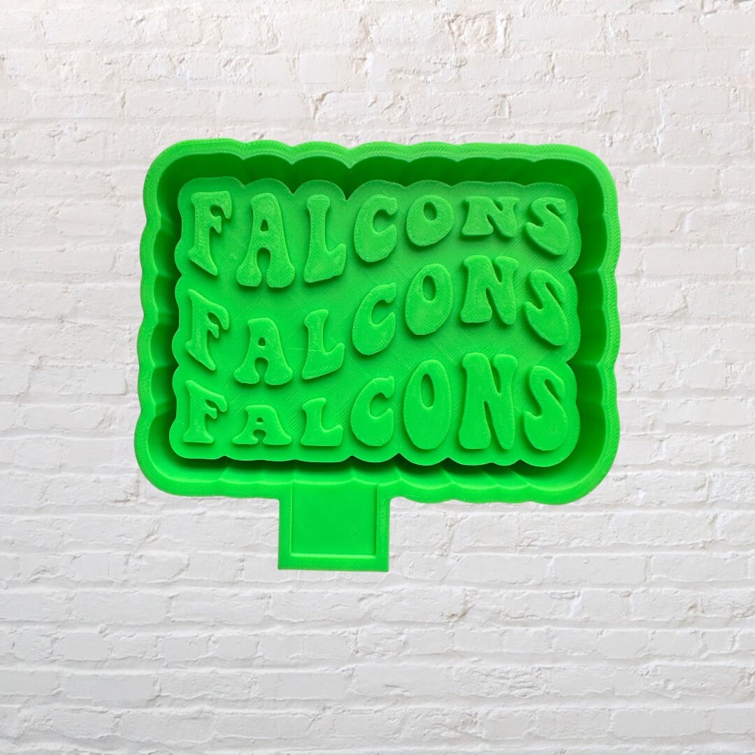 Retro Falcons Mascot Silicone Mold - Freshie Mold, Silicone Molds ...