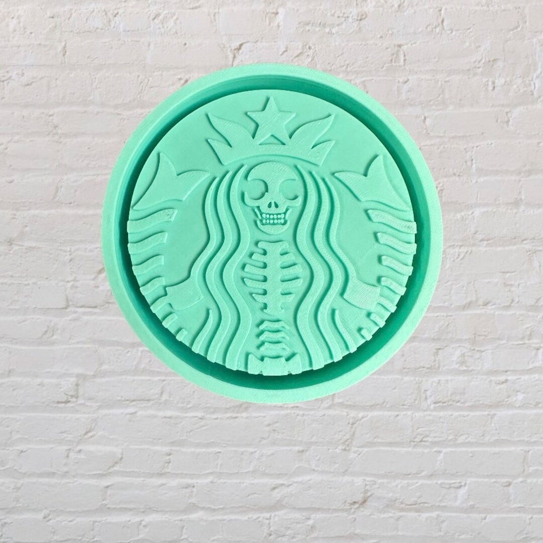 Scary Skeleton Mermaid Halloween Mold Housing for Making Silicone Molds ...