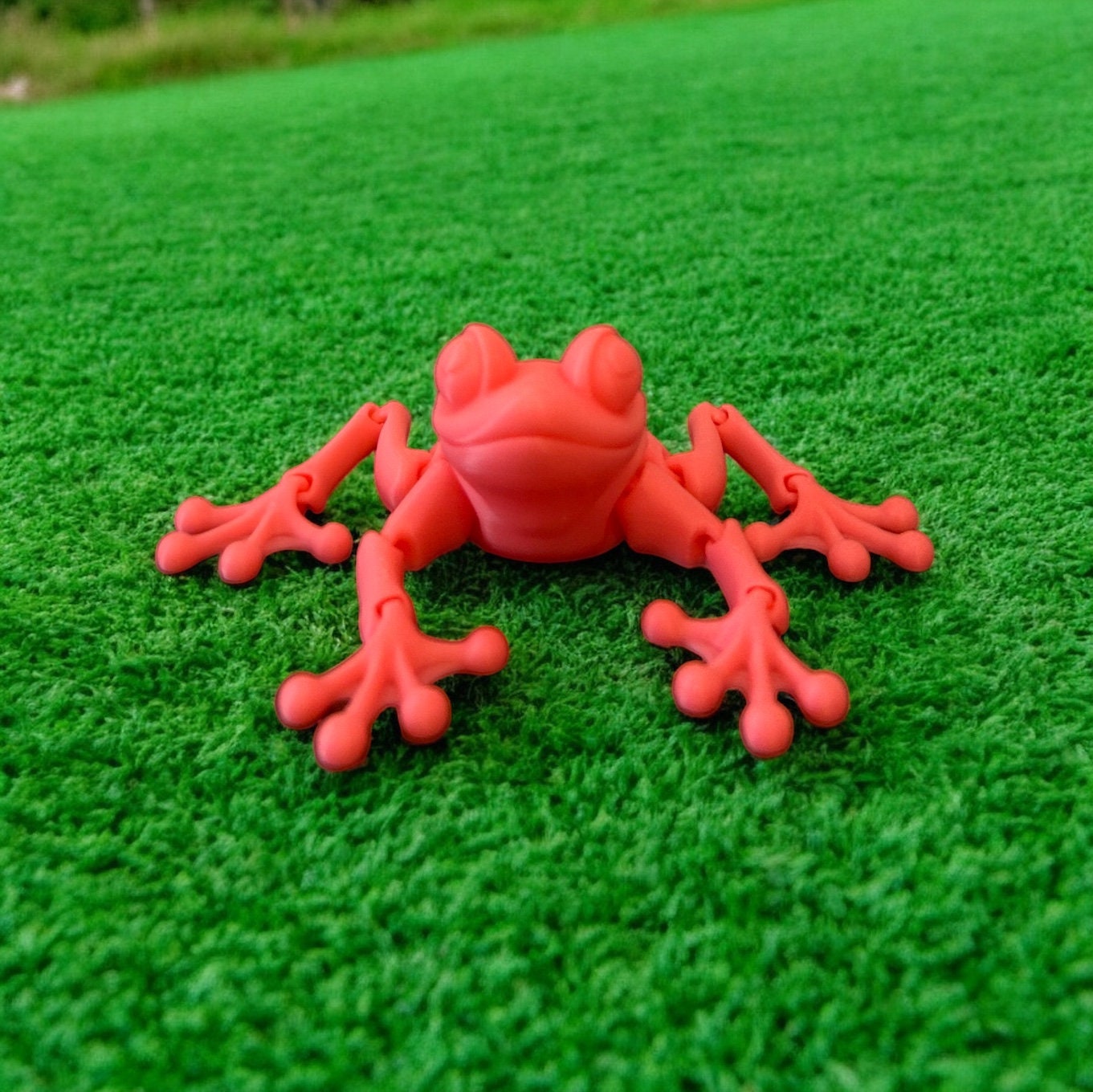 Flexi 3D Printed Frog - Designed by Flexi Factory - Articulating 3D ...