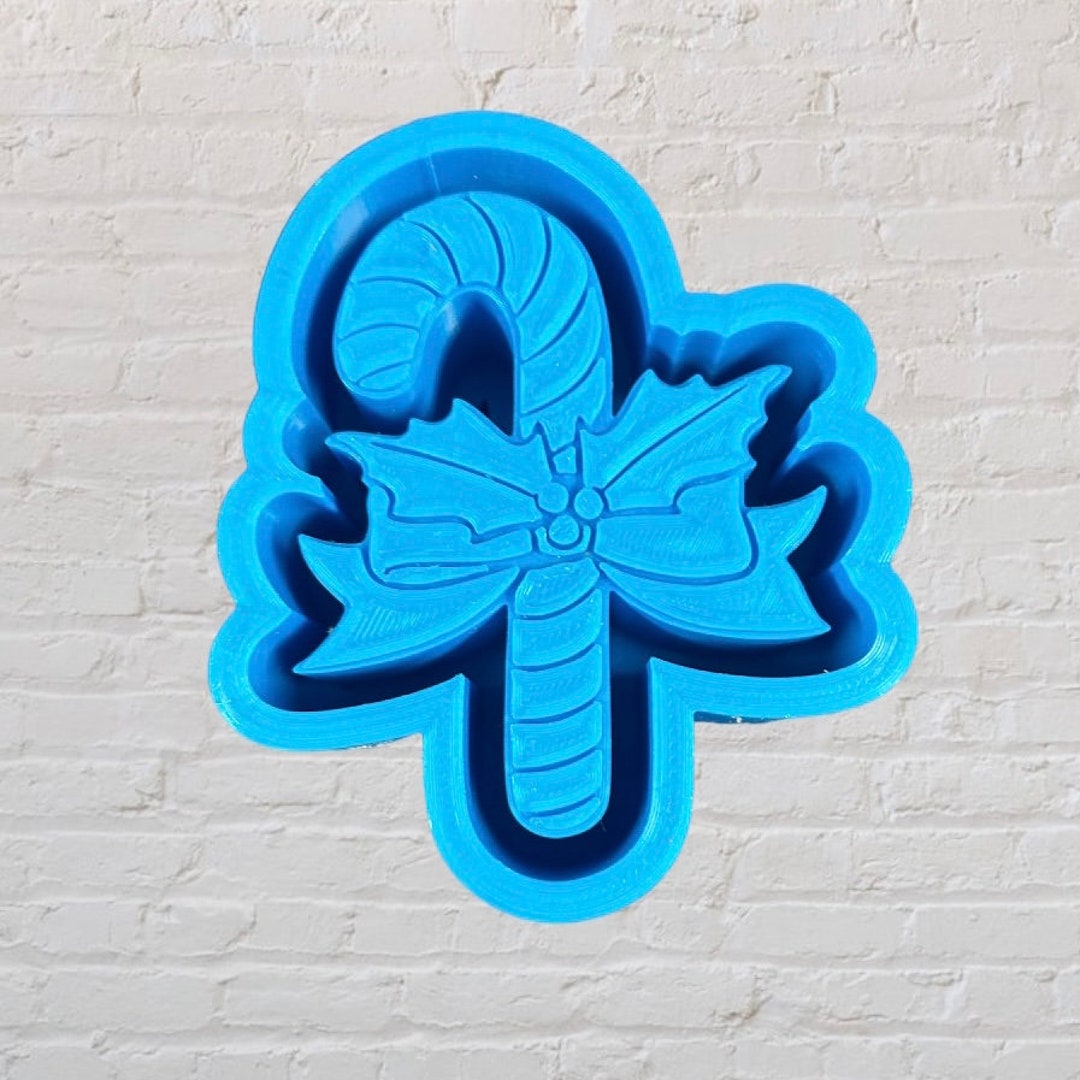 Candy Cane Christmas Silicone Mold - Freshie Mold, Silicone Molds ...