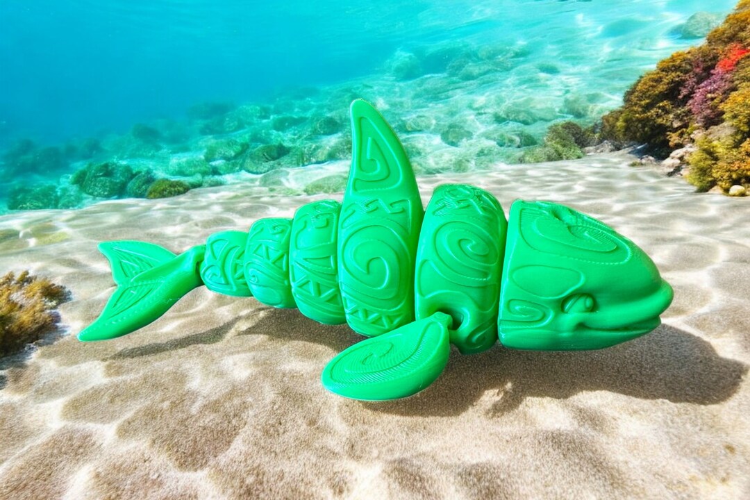 Flexi 3D Printed Tattooed Orca Whale - Designed by Flexi Factory ...