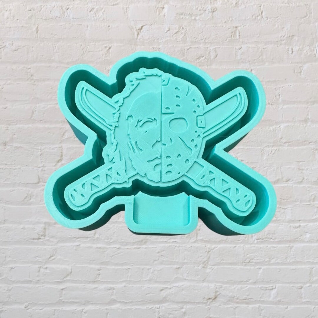 Horror Mask Halloween Silicone Mold - Freshie Mold, Silicone Molds ...