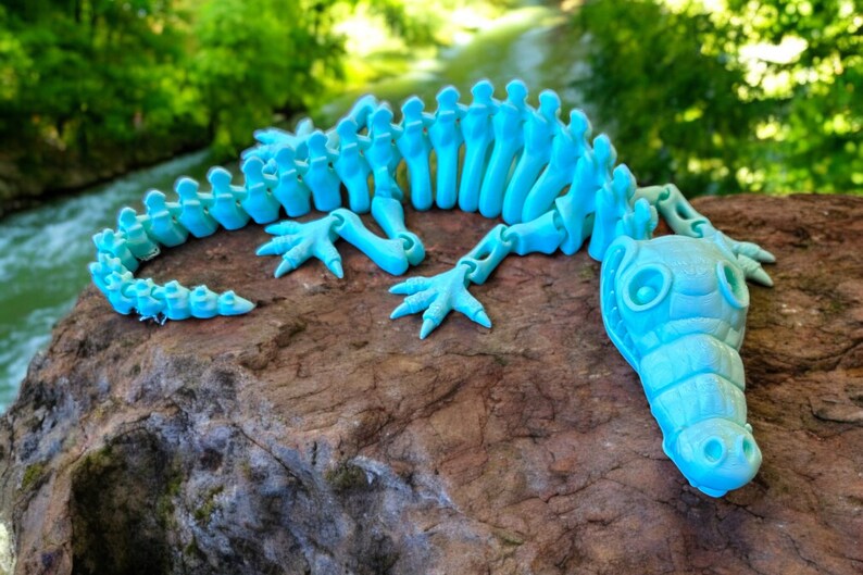 Flexi 3D Printed Crocodile - Designed by Flexi Factory - Articulating ...