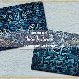 Aztec Digital Paper Maya Journal Kit Inca Printable Paper Maya ...