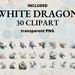 120 Dragons Clip Art Bundle, Dragon Bundle, Fantasy Clipart, Creatures ...