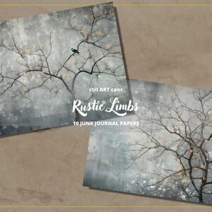 Grunge Junk Journal Kit Printable Paper for Scrapbook Paper Kit ...