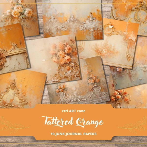 Orange Journal - Etsy
