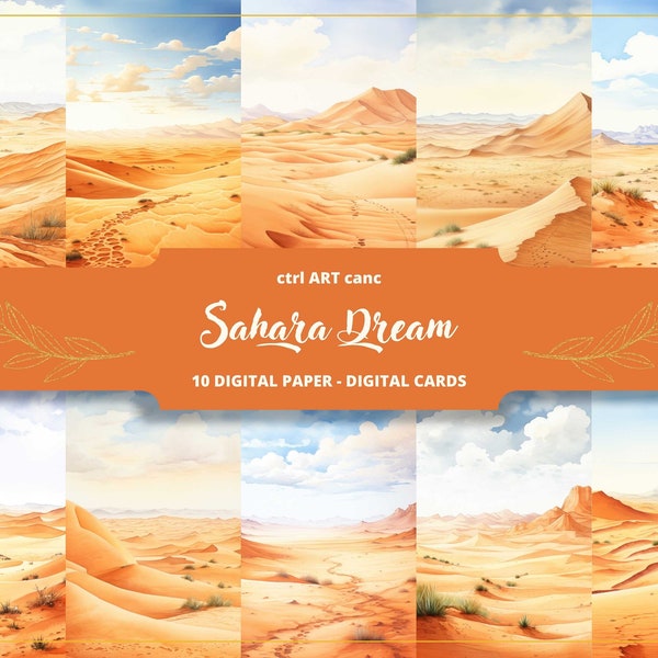 Sahara Desert Canvas - Etsy