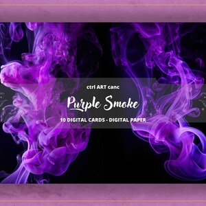 Smoke Printable Paper Smoke Effect Screen Smoke Purple Smoke Printable ...