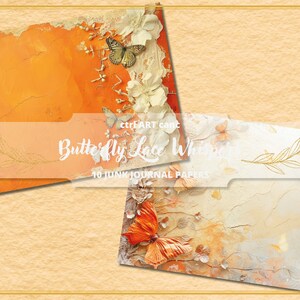 Butterfly Junk Journal Kit Butterfly Scrapbook Kit Butterflies Digital ...