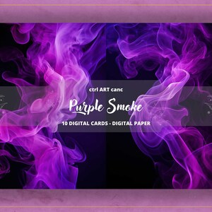 Smoke Printable Paper Smoke Effect Screen Smoke Purple Smoke Printable ...