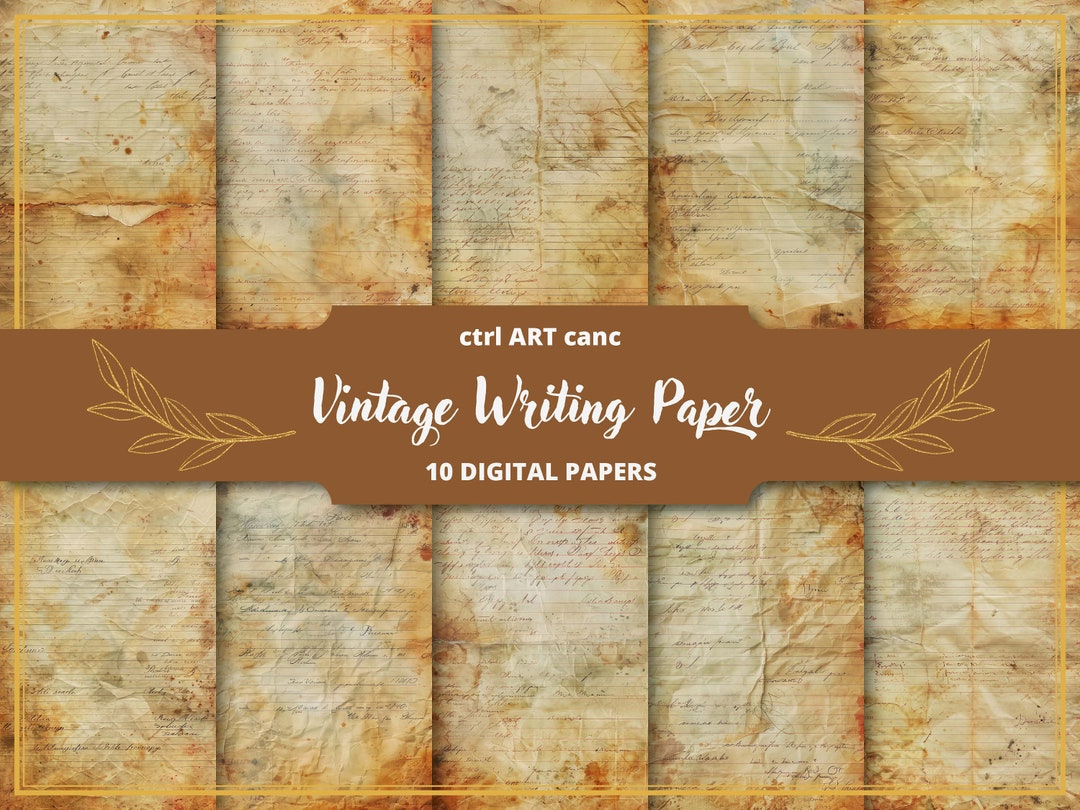 Vintage Writing Paper Grunge Paper Vintage Mail Printable Ephemera Junk ...