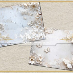 Butterfly Junk Journal Kit Butterfly Scrapbook Kit Butterflies Digital ...