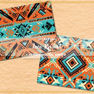 Aztec Digital Paper Maya Journal Kit Inca Printable Paper Maya ...