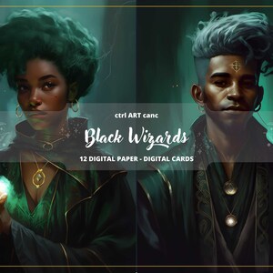 12 Black Wizards, Afro-american, Afro-descendant, School of Magic ...