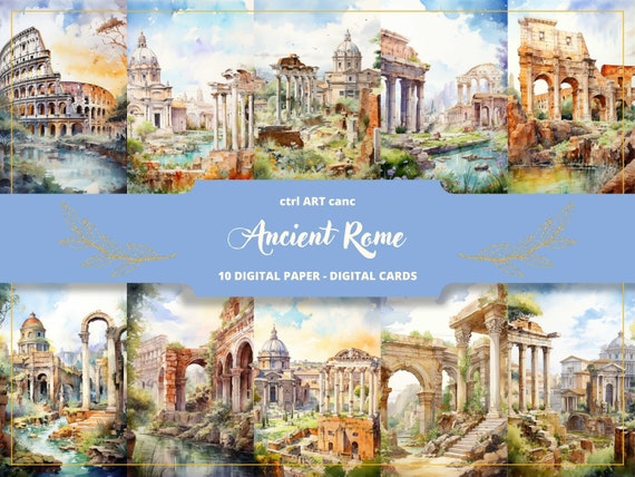 J S Watercolour Rome