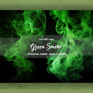 Smoke Printable Paper Smoke Effect Screen Smoke Green Smoke Printable ...