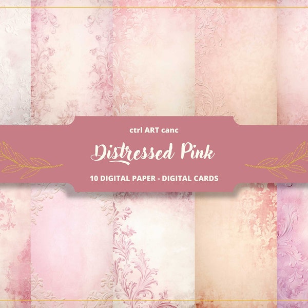 Pink Digital Paper - Etsy