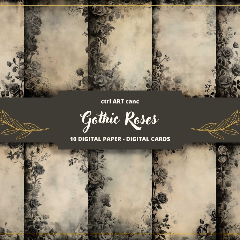Gothic Paper - Etsy
