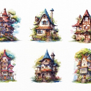 Fairytale House Clipart, Fairy House Clipart, Fantasy Clipart ...