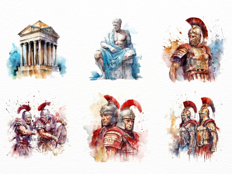 Ancient Rome Clipart Rome Clipart Historical Clipart - Etsy