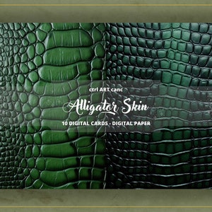 Alligator Skin Digital Paper, Alligator Pattern, Alligator Decor ...