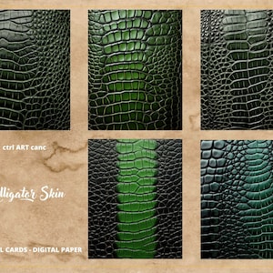Alligator Skin Digital Paper, Alligator Pattern, Alligator Decor ...