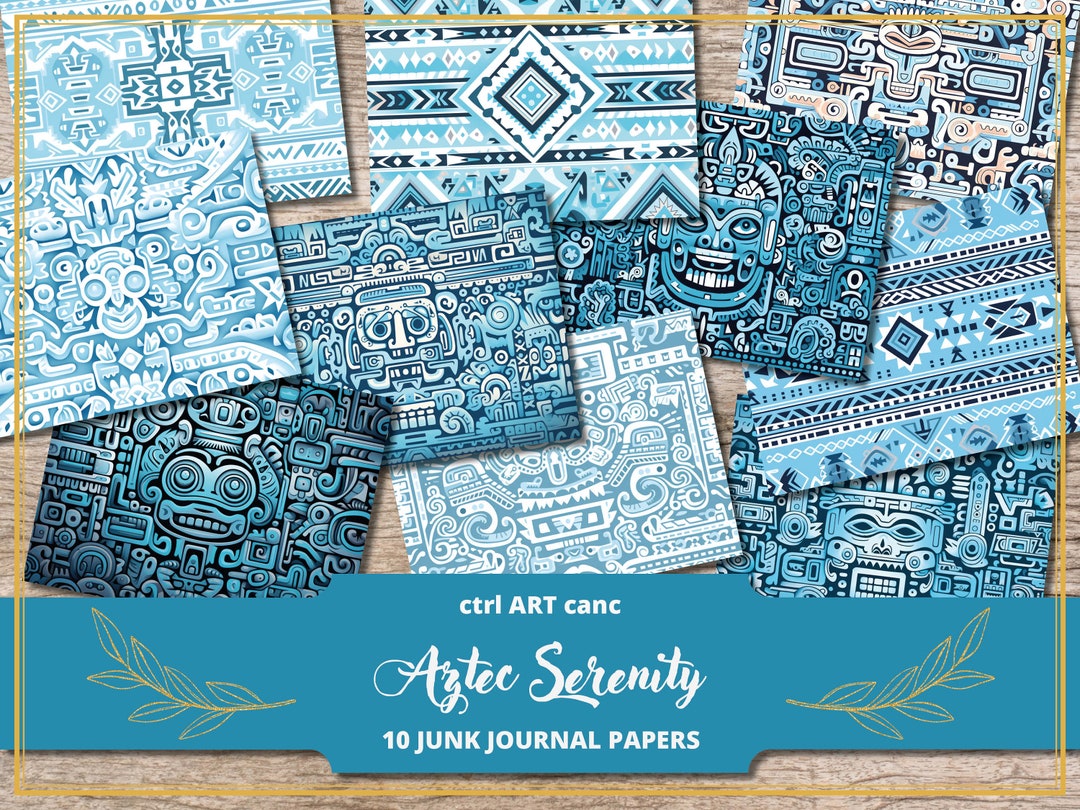 Aztec Digital Paper Pack, Maya Inca Patterns (digital Download) - Etsy