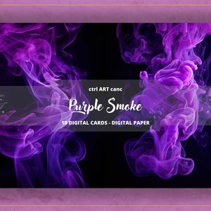 Smoke Printable Paper Smoke Effect Screen Smoke Purple Smoke Printable ...