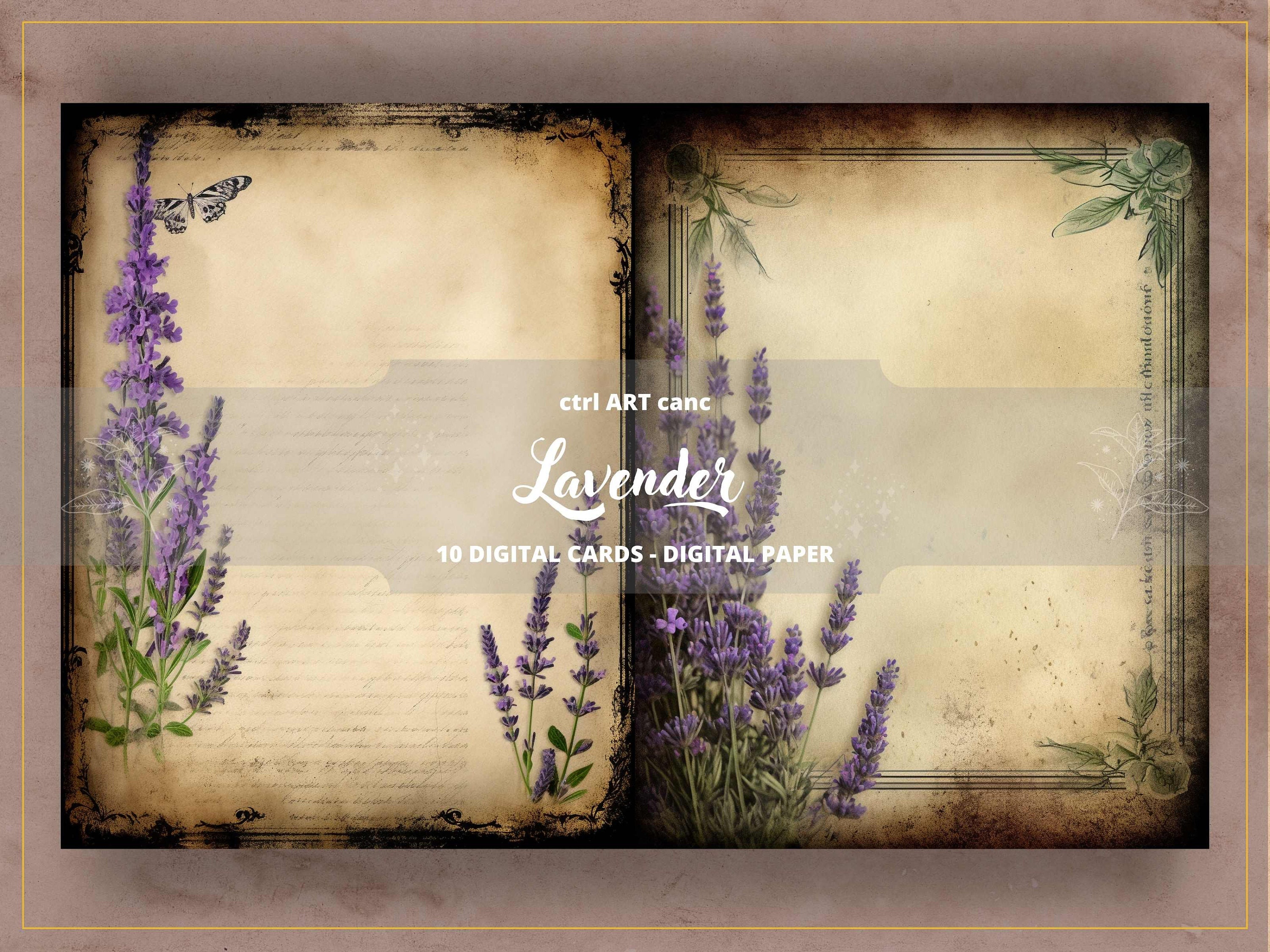 10 Lavender Printable Paper Lavender Digital Paper Lavender - Etsy