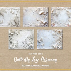 Butterfly Junk Journal Kit Butterfly Scrapbook Kit Butterflies Digital ...