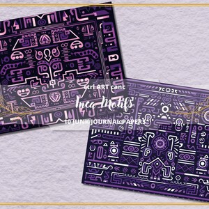 Aztec Digital Paper Maya Journal Kit Inca Printable Paper Maya ...