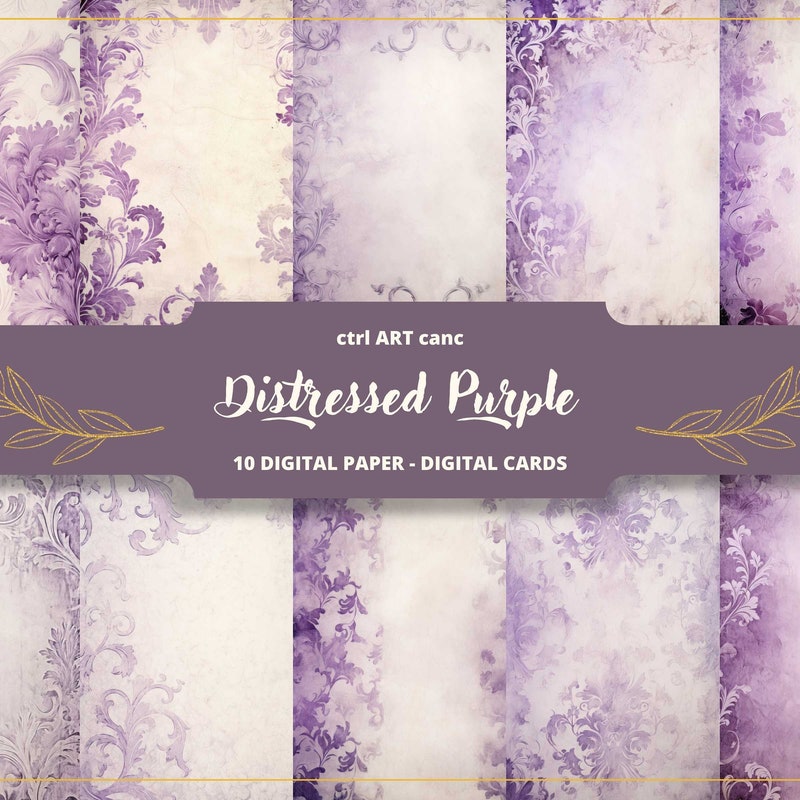 Purple Scrapbook - Etsy