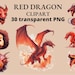 30 Red Dragon Clip Art, Dragon Clipart, Fantasy Clipart, Creatures ...